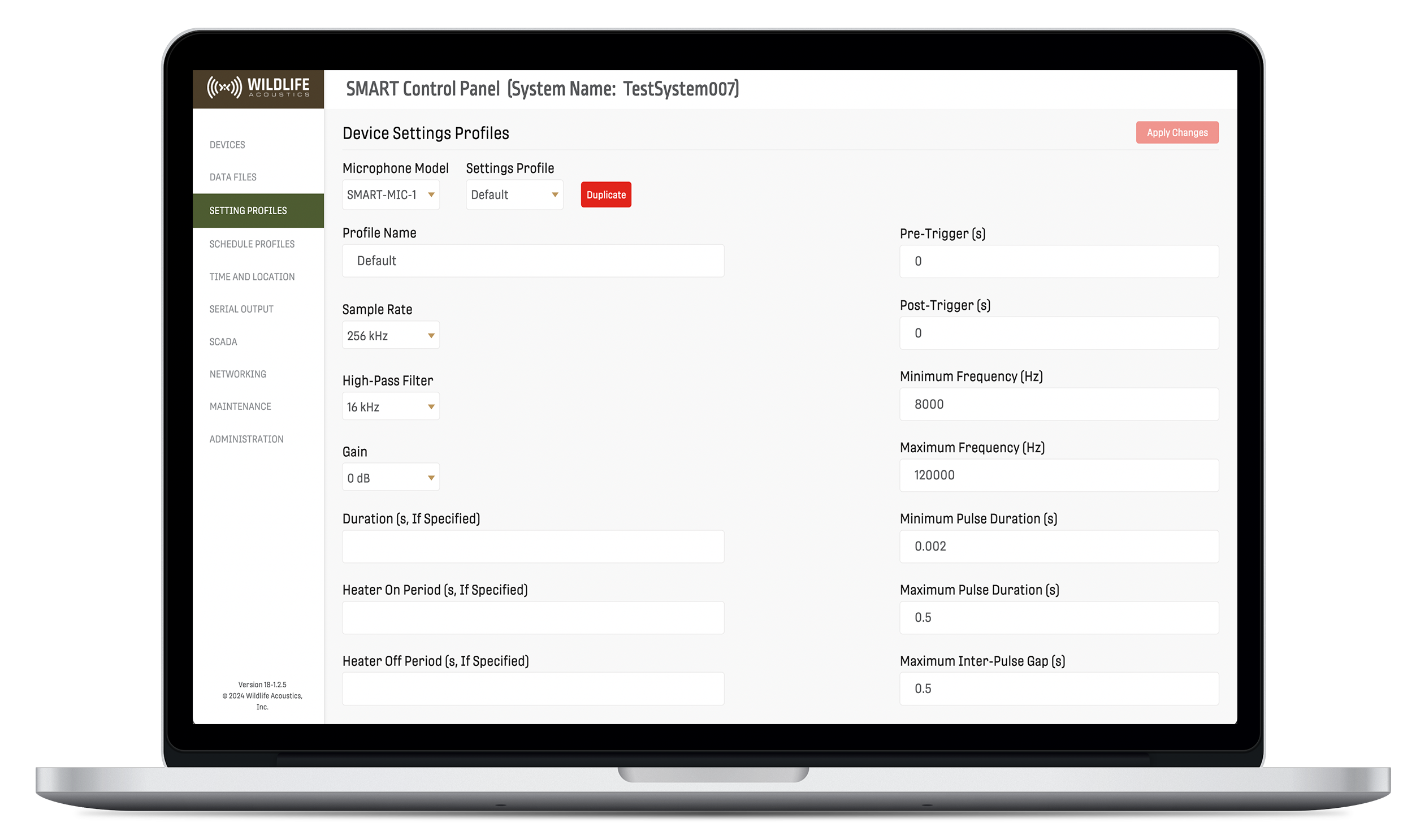 SMART for Remote Monitoring | Wildlife Acoustics