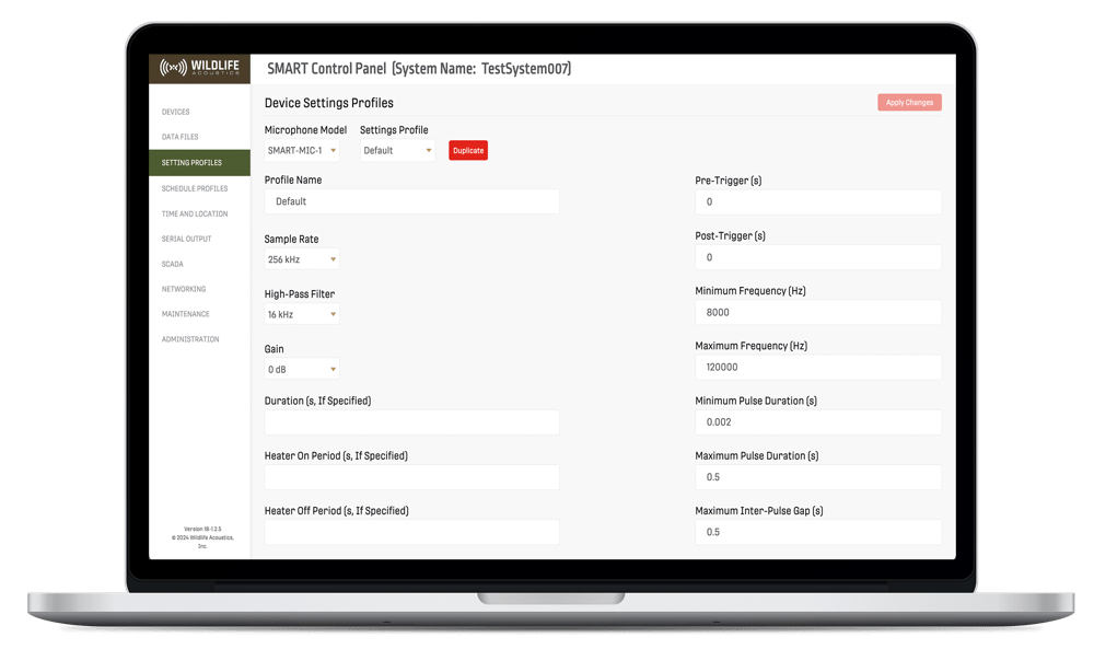 SMART for Remote Monitoring | Wildlife Acoustics